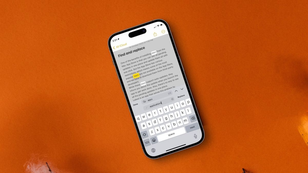 How to Use Find & Replace in Apple Notes App on iPhone | appsntips How to Use Find & Replace in Apple Notes App on iPhone | appsntips