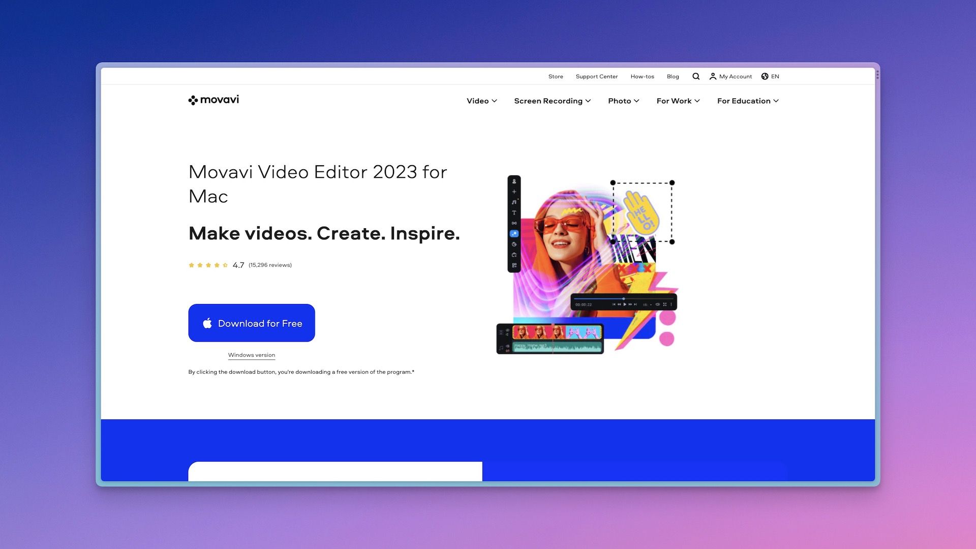 Movavi Video Editor: Great Video Editing Software for Mac