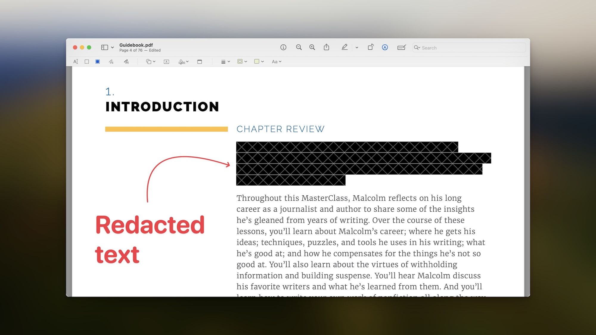 How to Redact PDFs on Mac for Free | appsntips