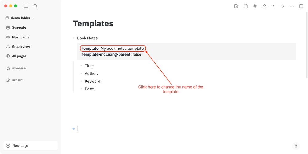 How to Create and Use Templates in Logseq | appsntips