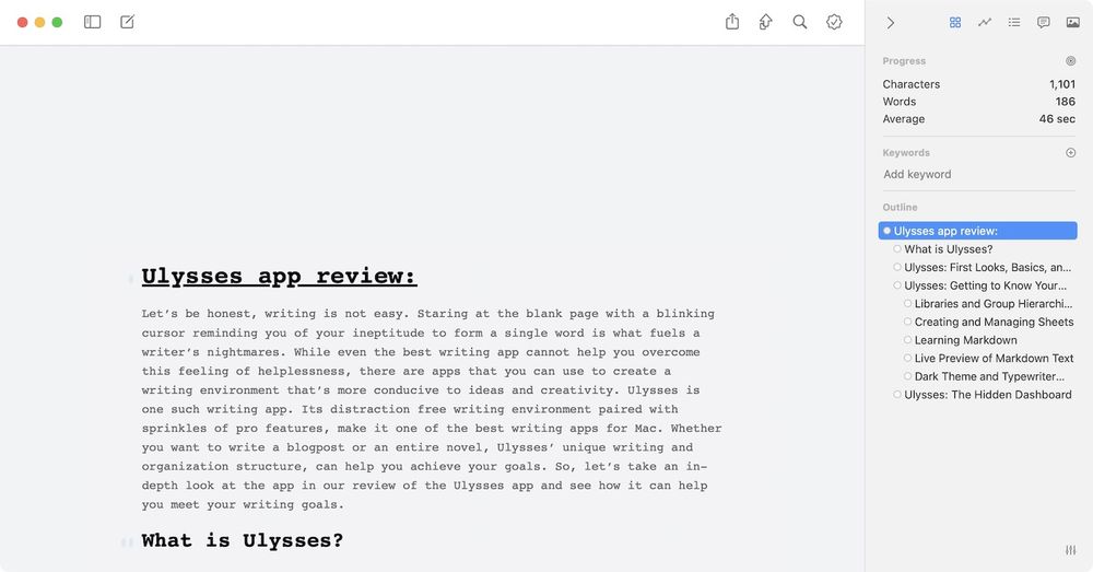 Ulysses App Review and Tutorial for 2022 - Best writing app for Mac?