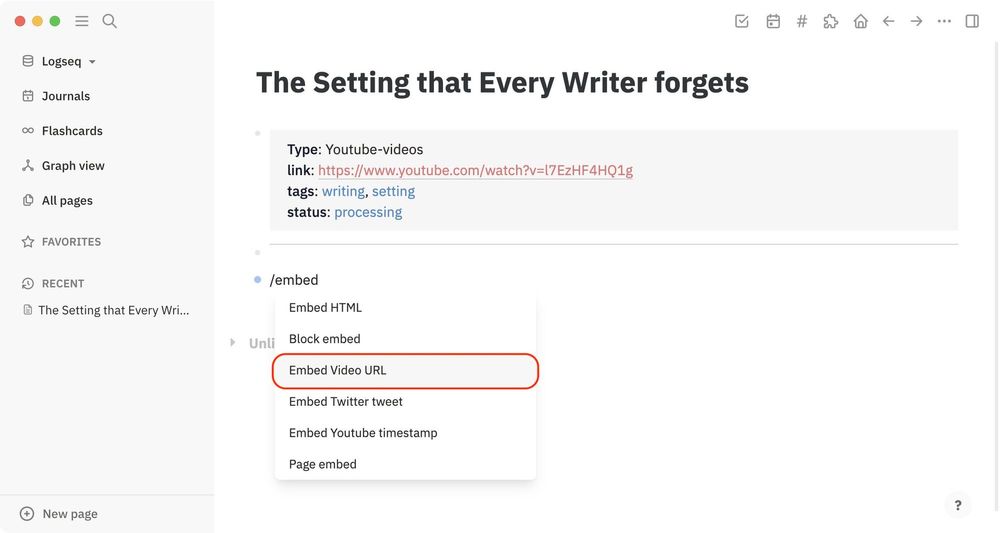 How to Use Logseq to Take Notes on YouTube Videos | appsntips