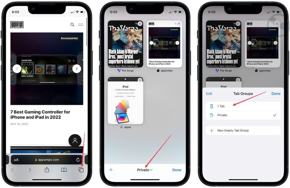 How To Use Private Browsing In Safari On Iphone Appsntips