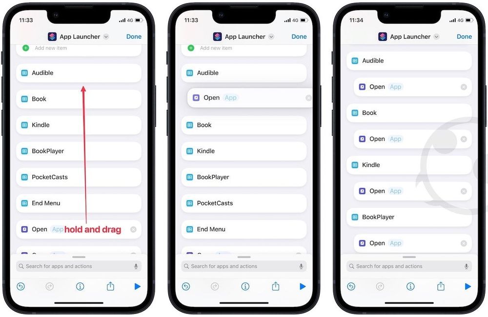 How to Create an App Launcher Using Shortcuts | appsntips
