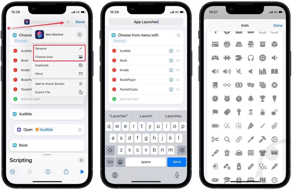 How to Create an App Launcher Using Shortcuts | appsntips