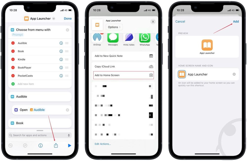 How to Create an App Launcher Using Shortcuts | appsntips