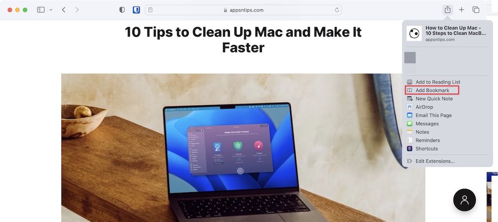 How to Add Favorites in Safari on iPhone and Mac | appsntips