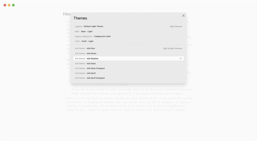 How to Setup Logseq for Long-Form Writing | appsntips