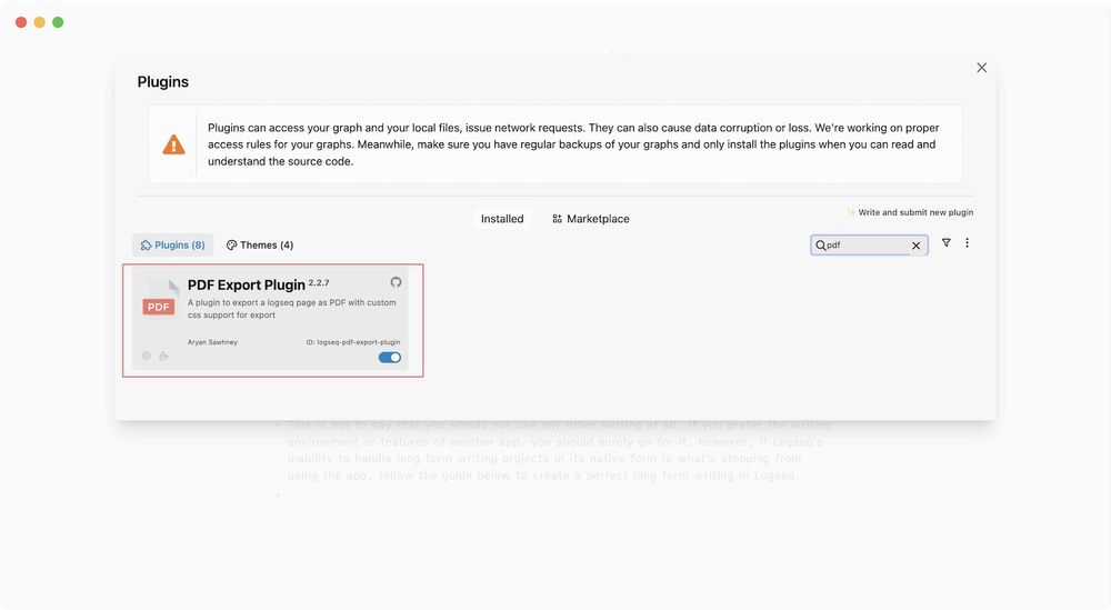 How to Setup Logseq for Long-Form Writing | appsntips