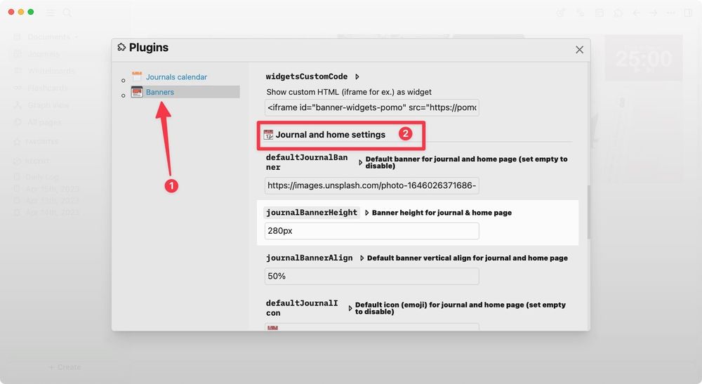How to Set Page Banners in Logseq | appsntips