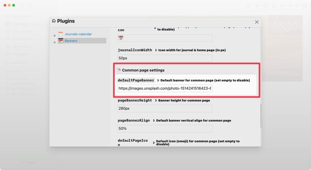 How to Set Page Banners in Logseq | appsntips