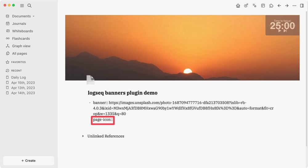 How to Set Page Banners in Logseq | appsntips