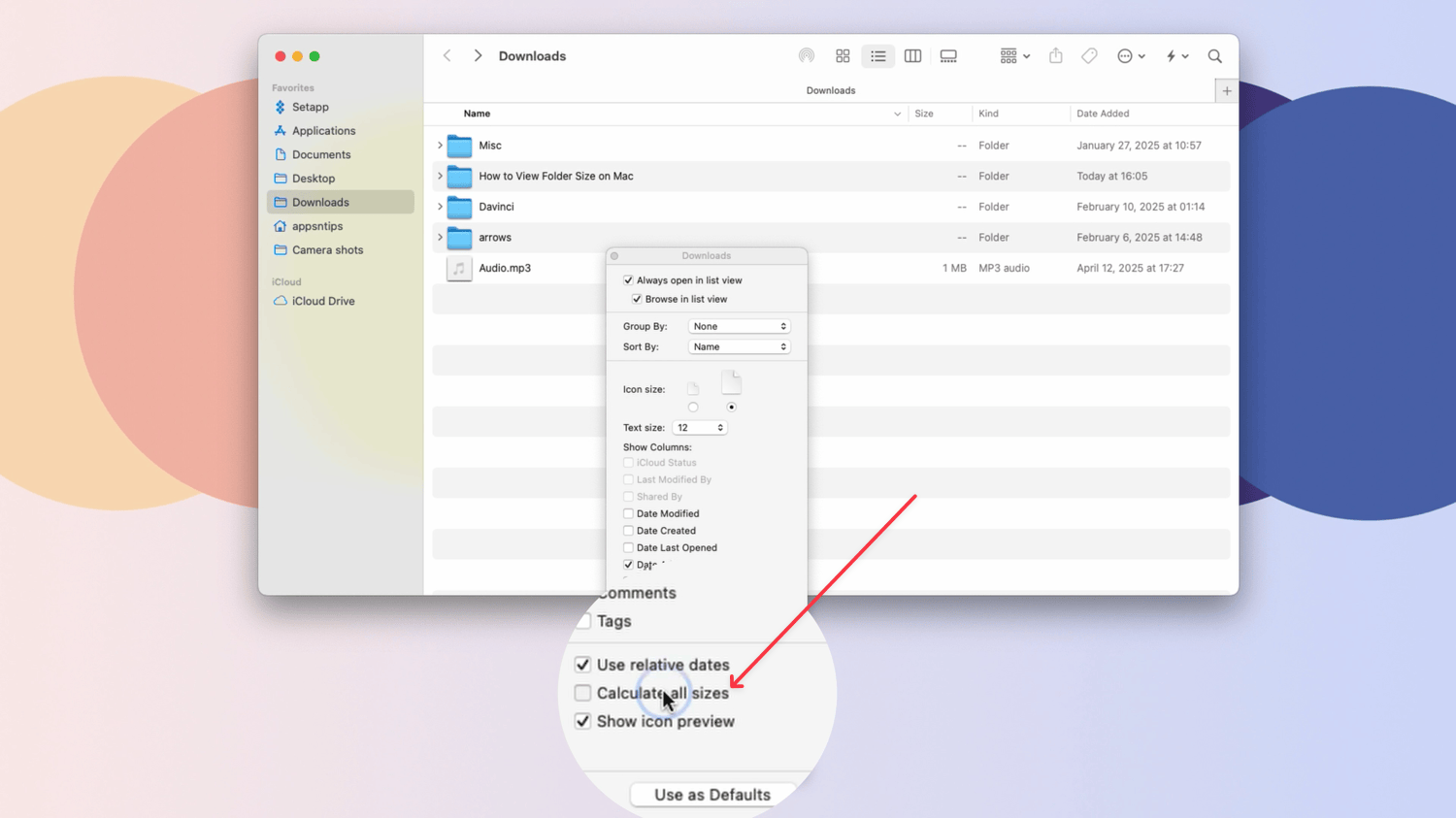 How to View Folder Size on Mac