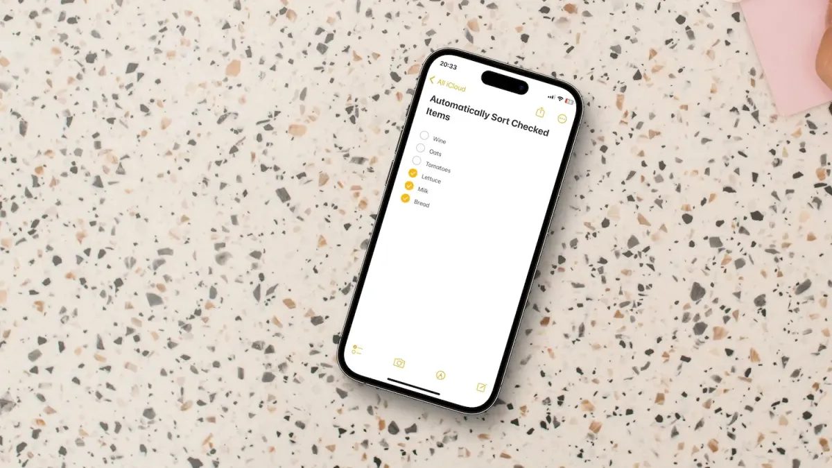 Apple Notes Tips: Use Automatic Sorting of Checked Items Apple Notes Tips: Use Automatic Sorting of Checked Items