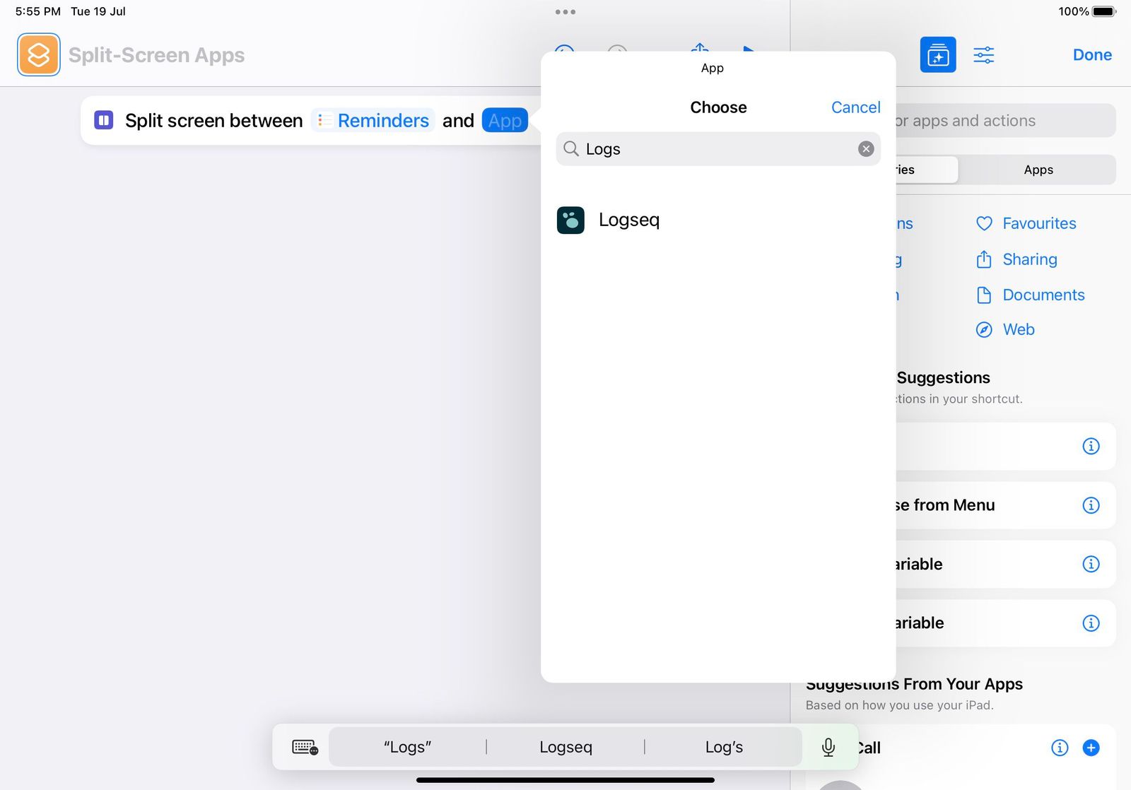 How to Use Shortcuts to Open Two Apps in Split View Mode on iPad