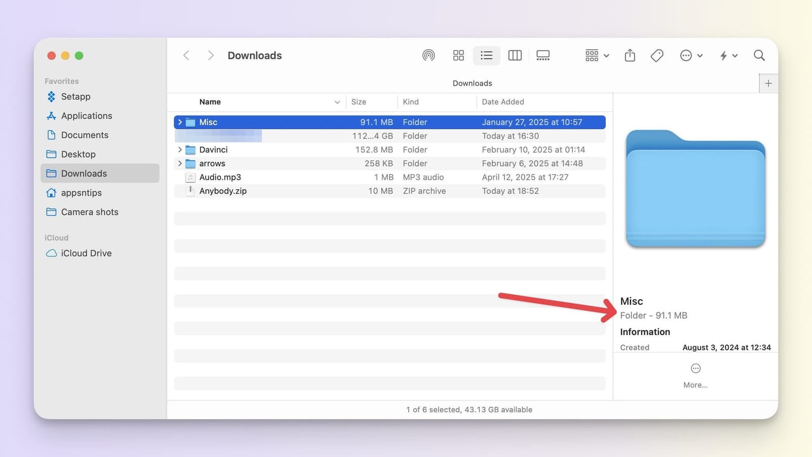 How to View Folder Size on Mac