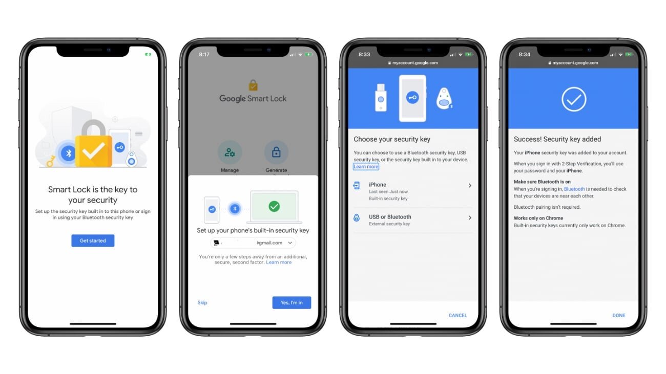How to Use iPhone as Physical Security Key for 2FA on Google | appsntips