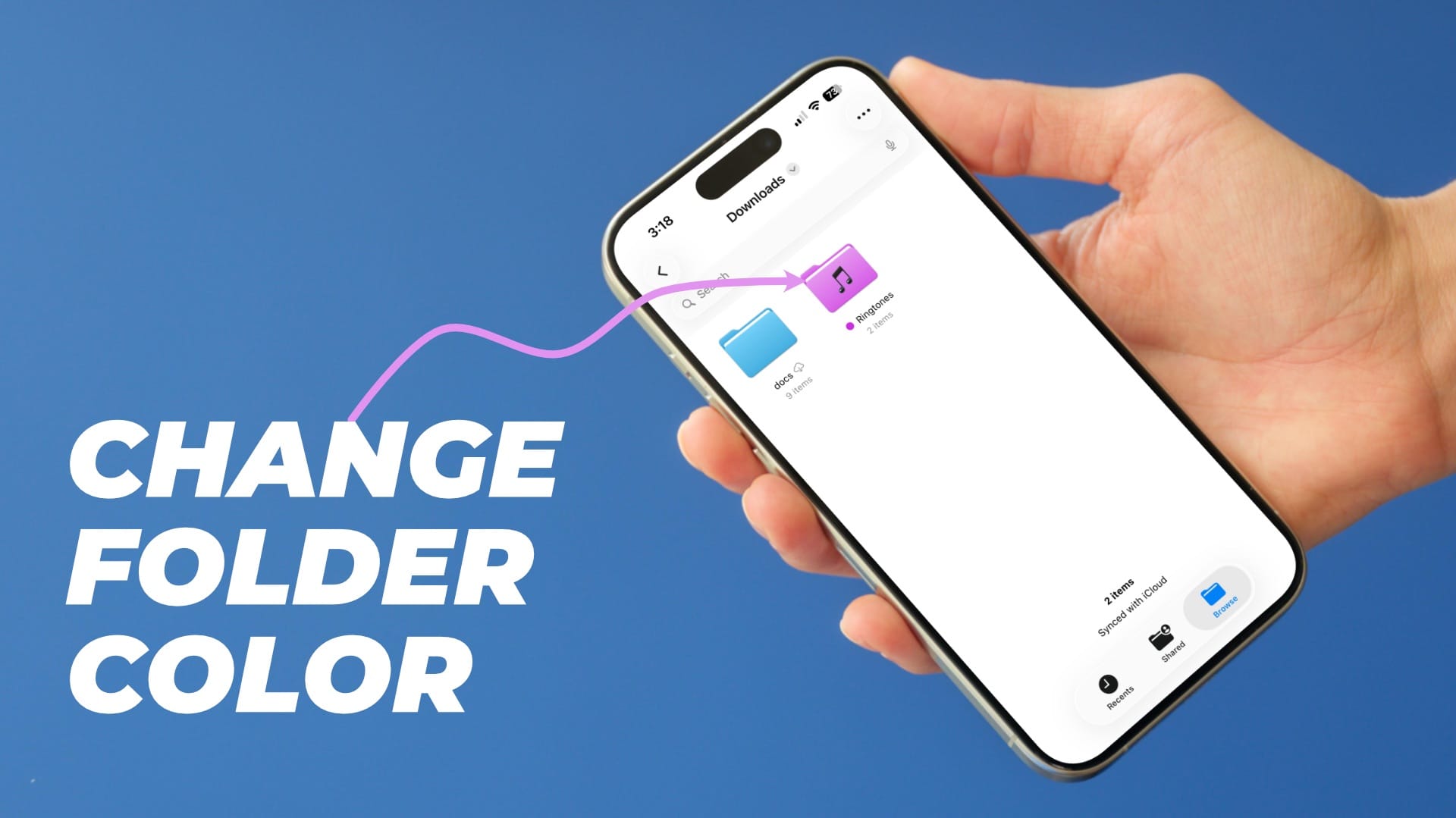 How to Change Folder Color on iPhone | appsntips
