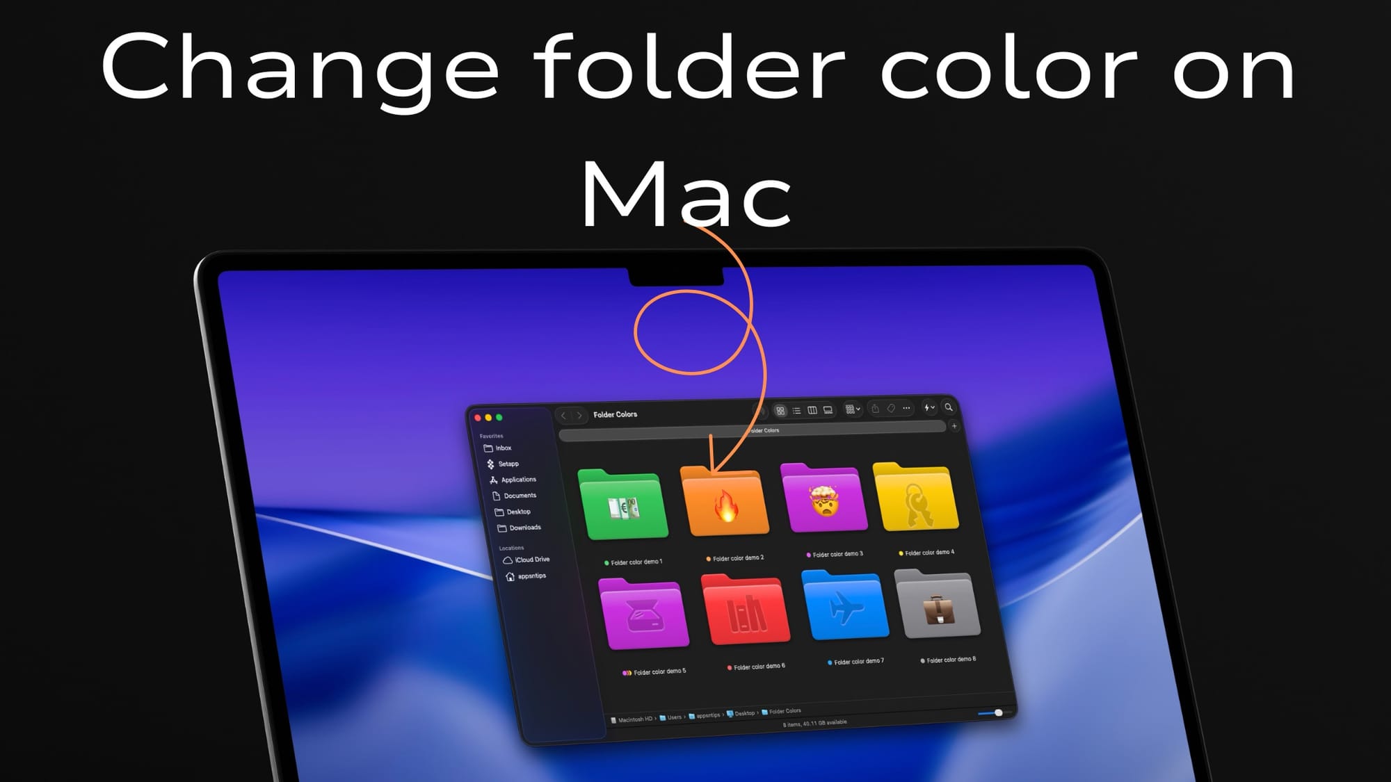 How to Change Folder Color on Mac | appsntips