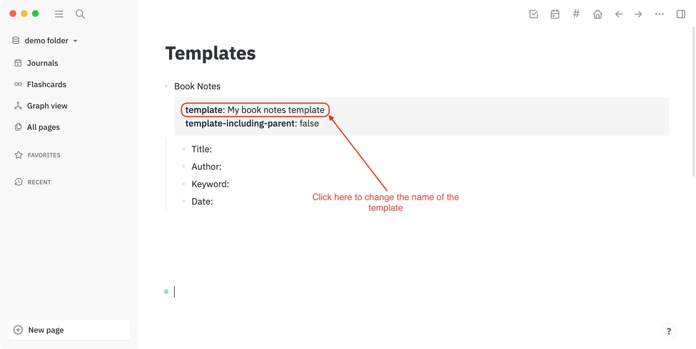 How to Create and Use Templates in Logseq | appsntips