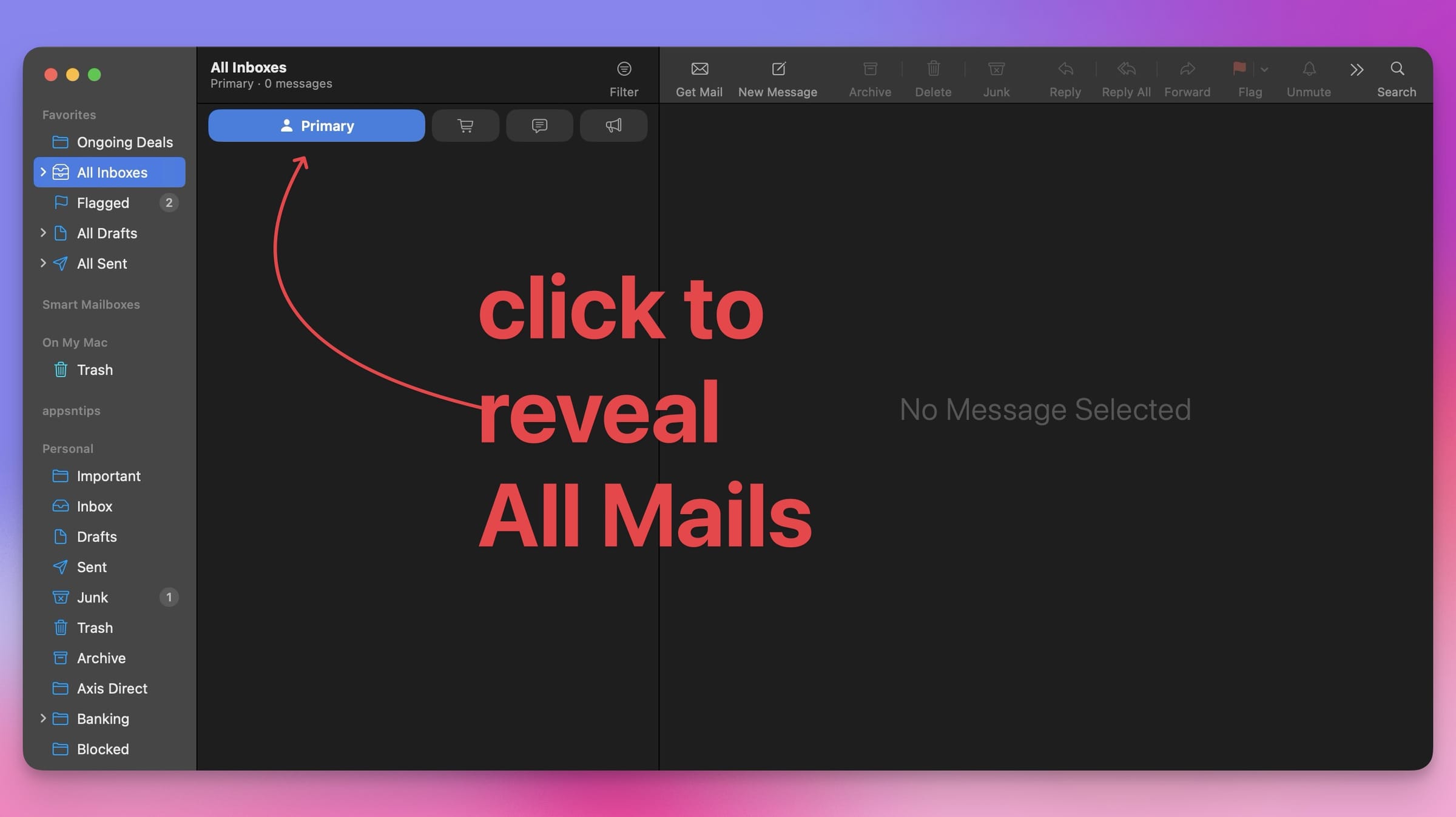 How to Get All Mail View in Apple Mail on Mac