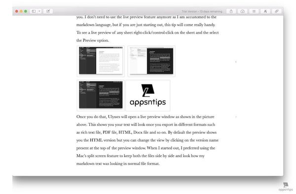 Ulysses Review and in-Depth Tutorial: What to Expect? | appsntips