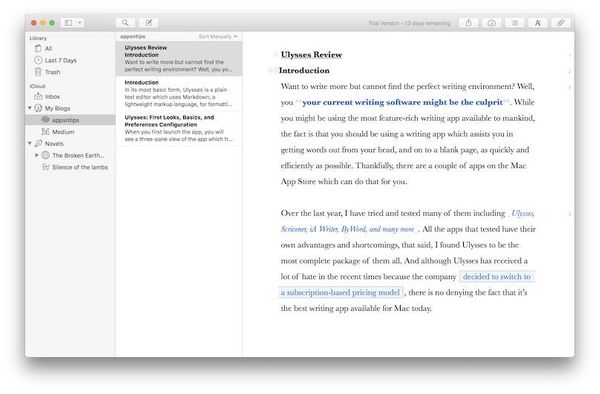 Ulysses Review and in-Depth Tutorial: What to Expect? | appsntips