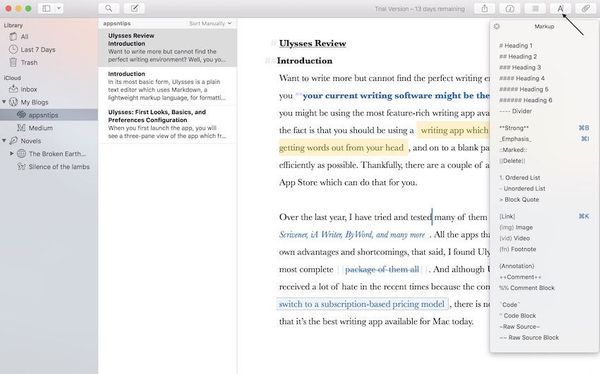 Ulysses Review and in-Depth Tutorial: What to Expect? | appsntips
