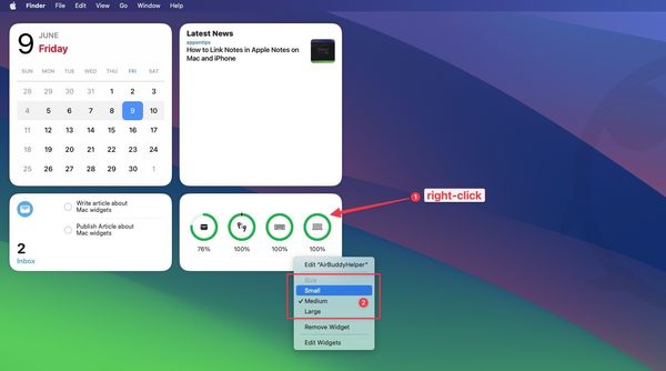 How to Add Widgets to Mac Desktop | appsntips