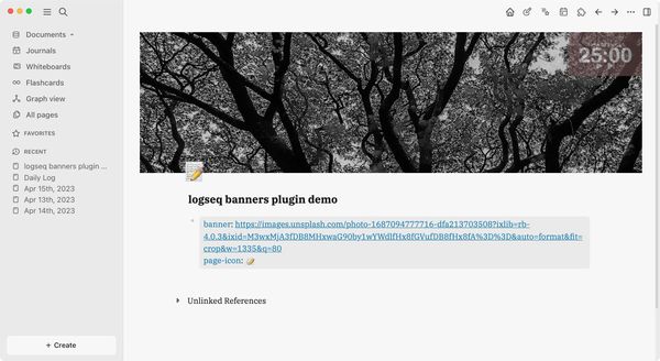How to Set Page Banners in Logseq | appsntips