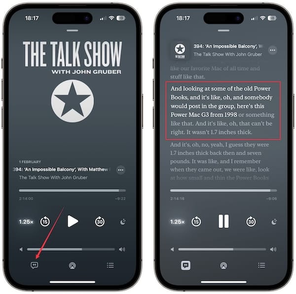 Apple Podcasts Adds Audio Transcript and I Love It