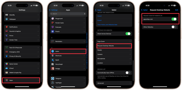 How to Request Desktop Site on iPhone | appsntips