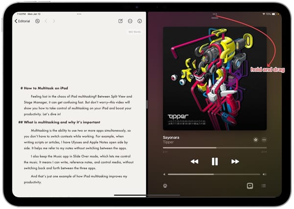 How to Multitask on iPad with Split Screen and Stage Manager