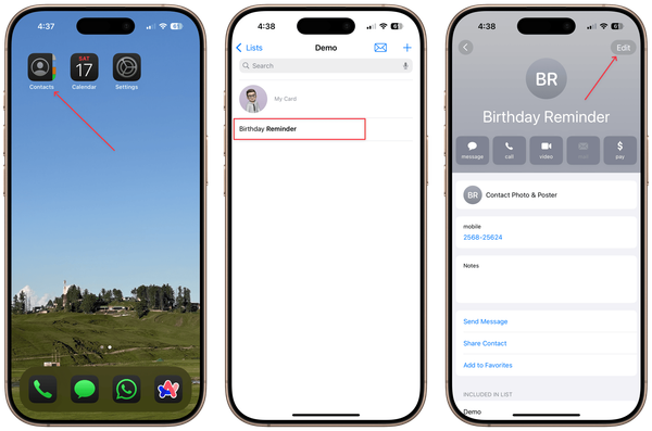 How to Get Birthday Reminders on iPhone